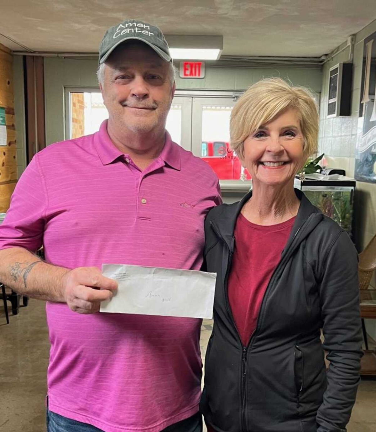 Amen Center receives donation