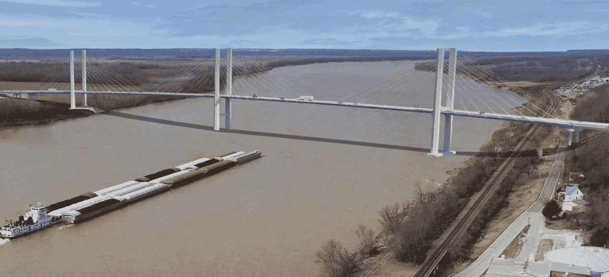 Construction continues on new Chester bridge
