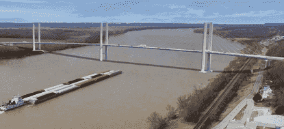 Construction continues on new Chester bridge