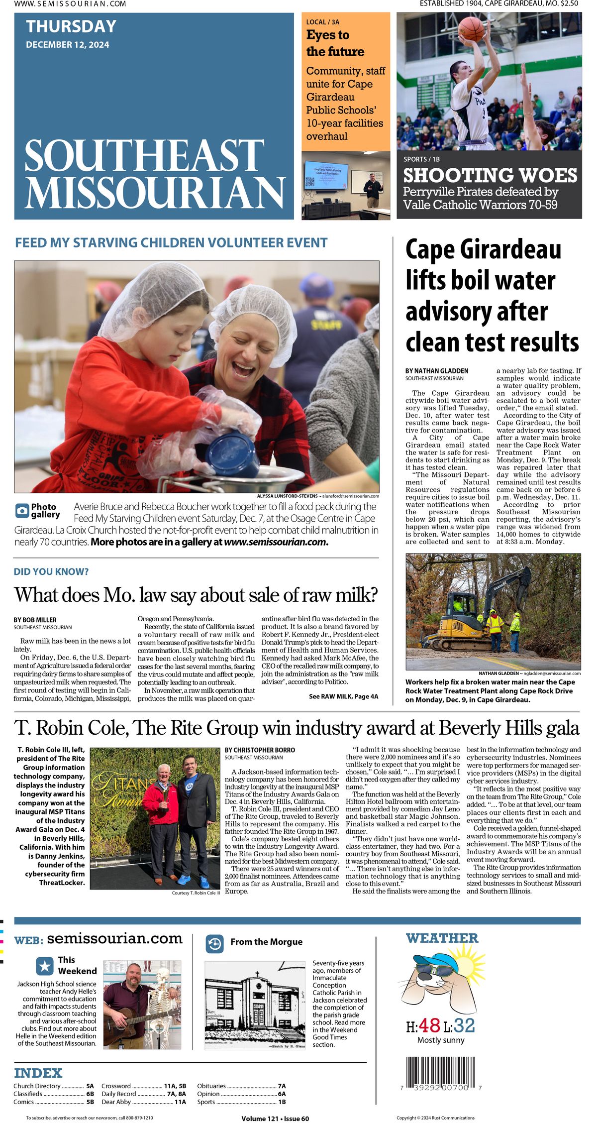 Thursday, December 12, 2024: E-Edition