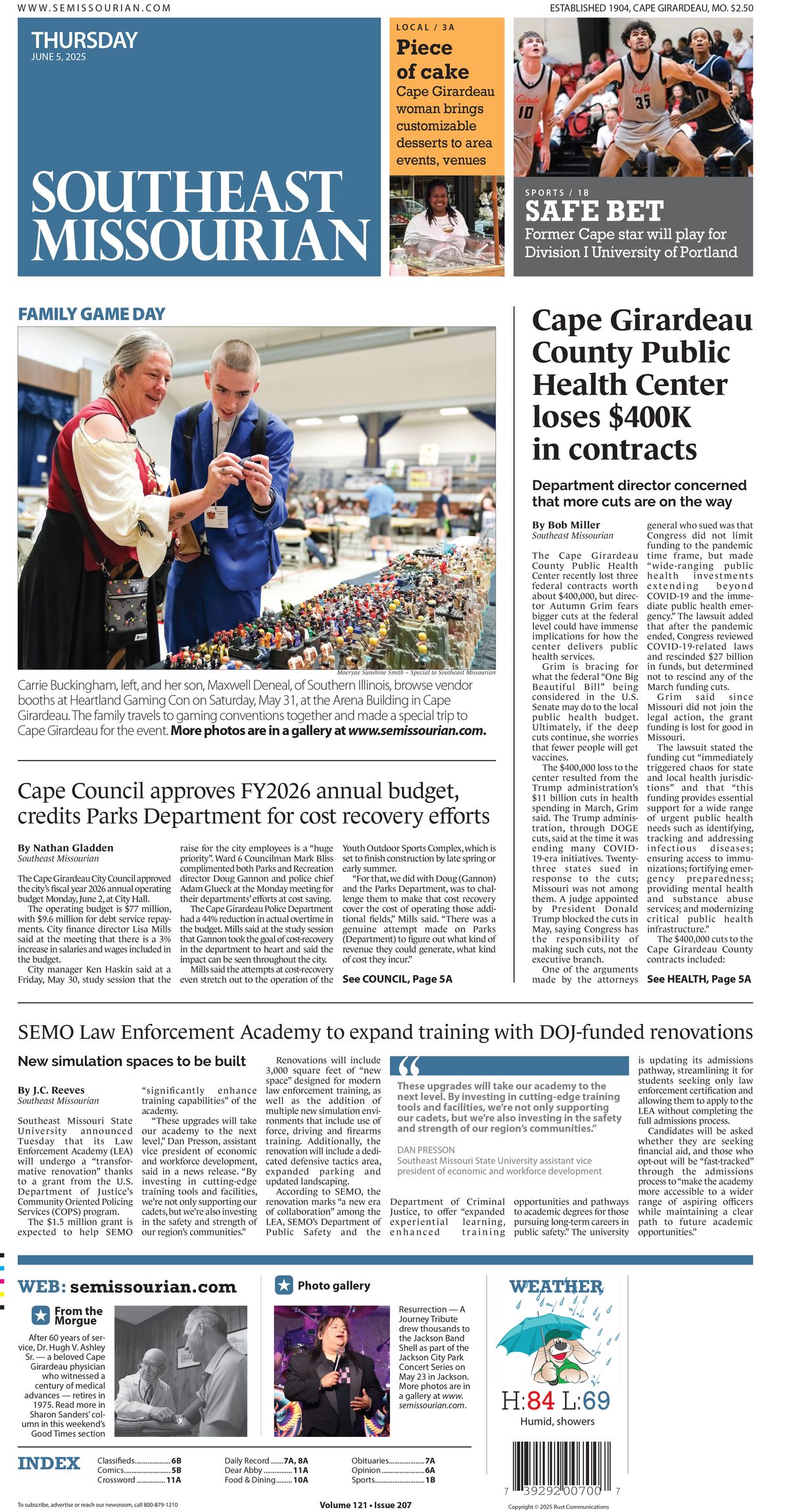 Thursday, June 5, 2025: E-Edition