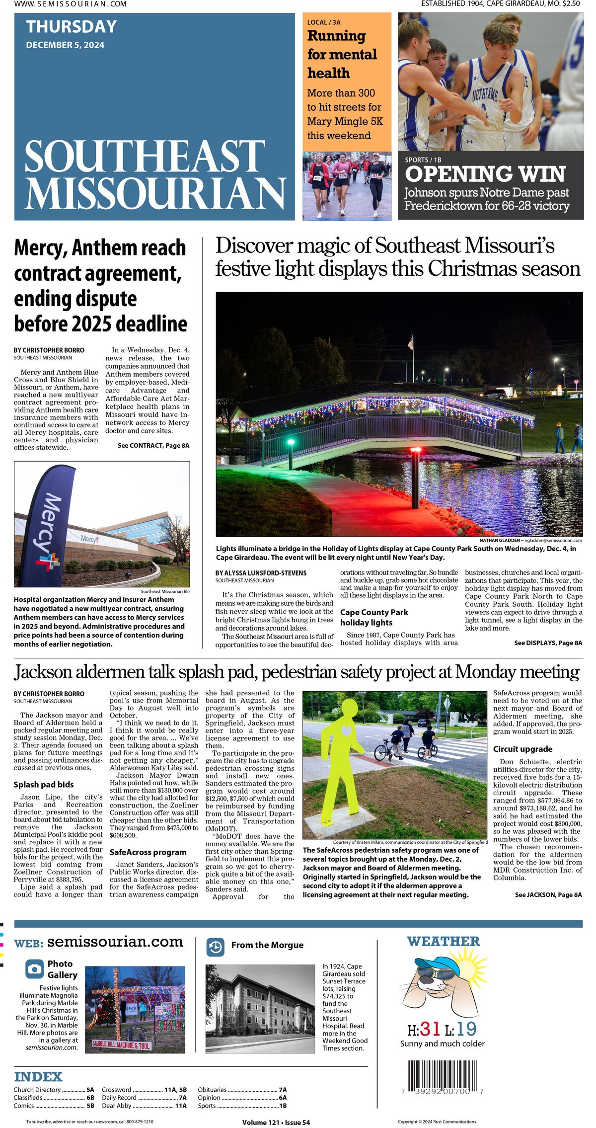 Thursday, December 5, 2024: E-Edition