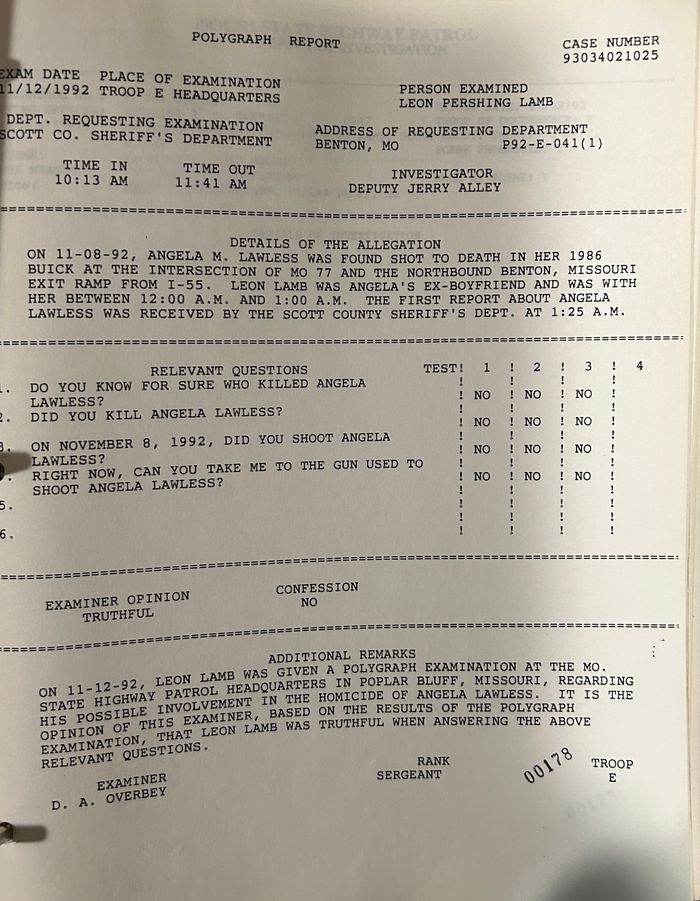 What do public documents say about Leon Lamb as it relates to Mischell...