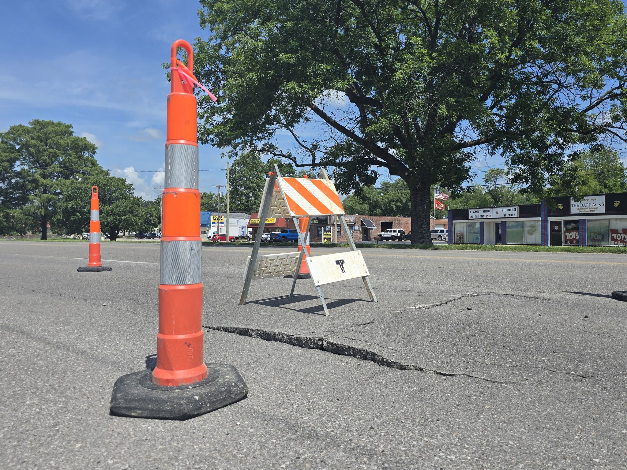 Cape Girardeau roads buckle under extreme heat as temperatures continu...