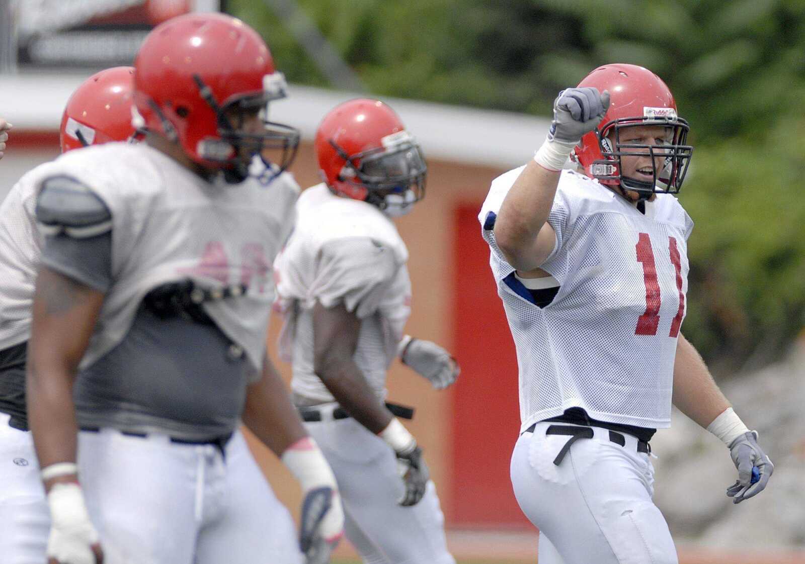 Southeast Missouri State football team conducts final scrimmage
