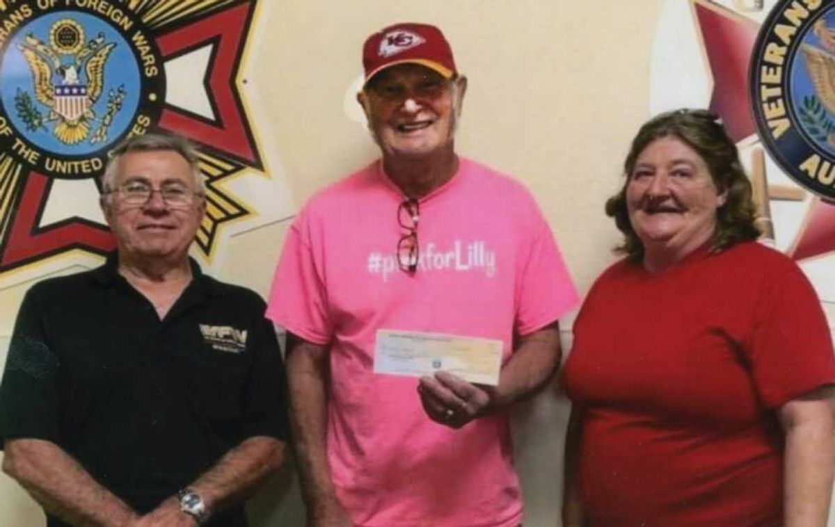 Pobst given donation
