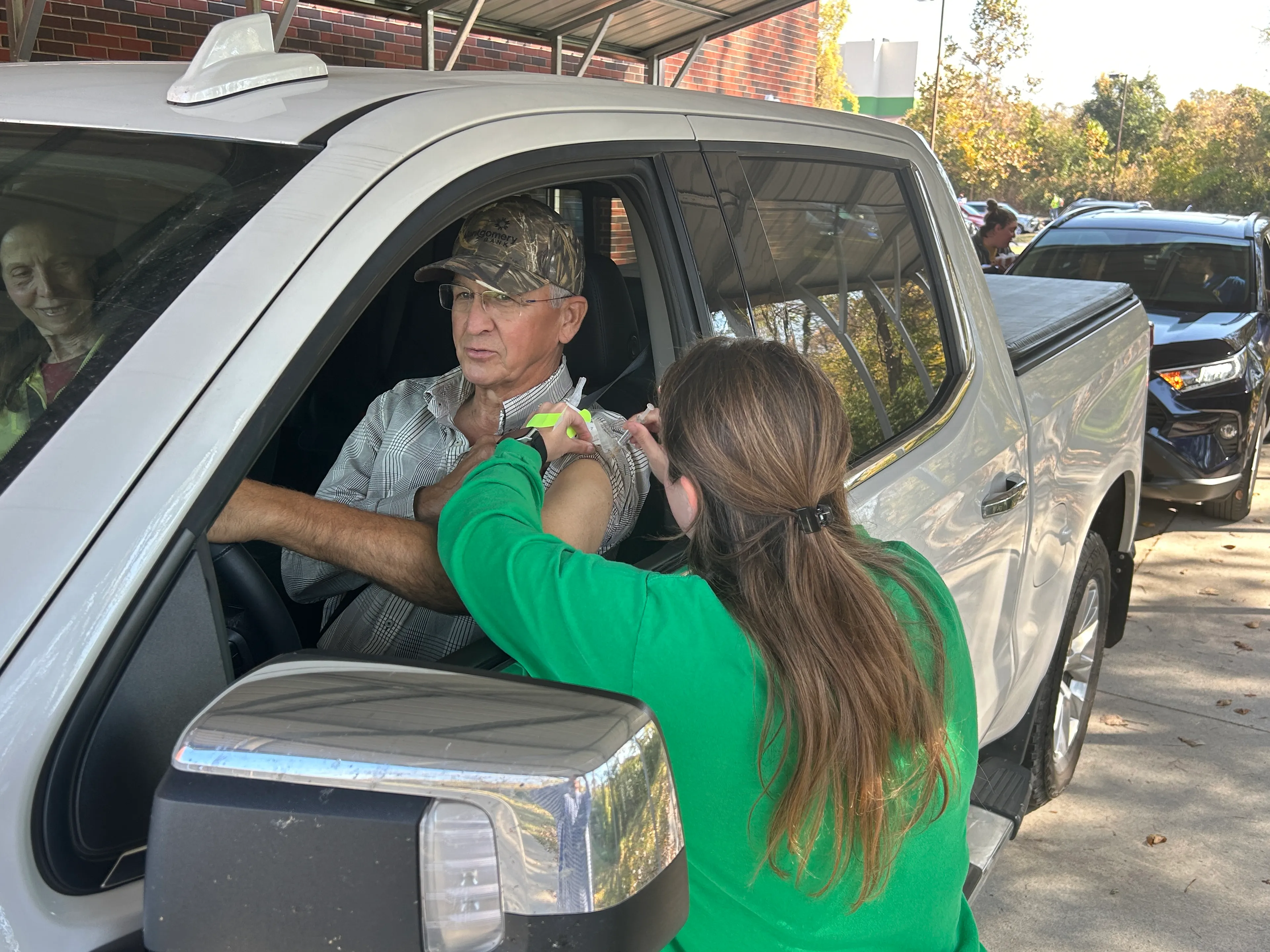 Public Health Center holds drive-thru vaccine clinic