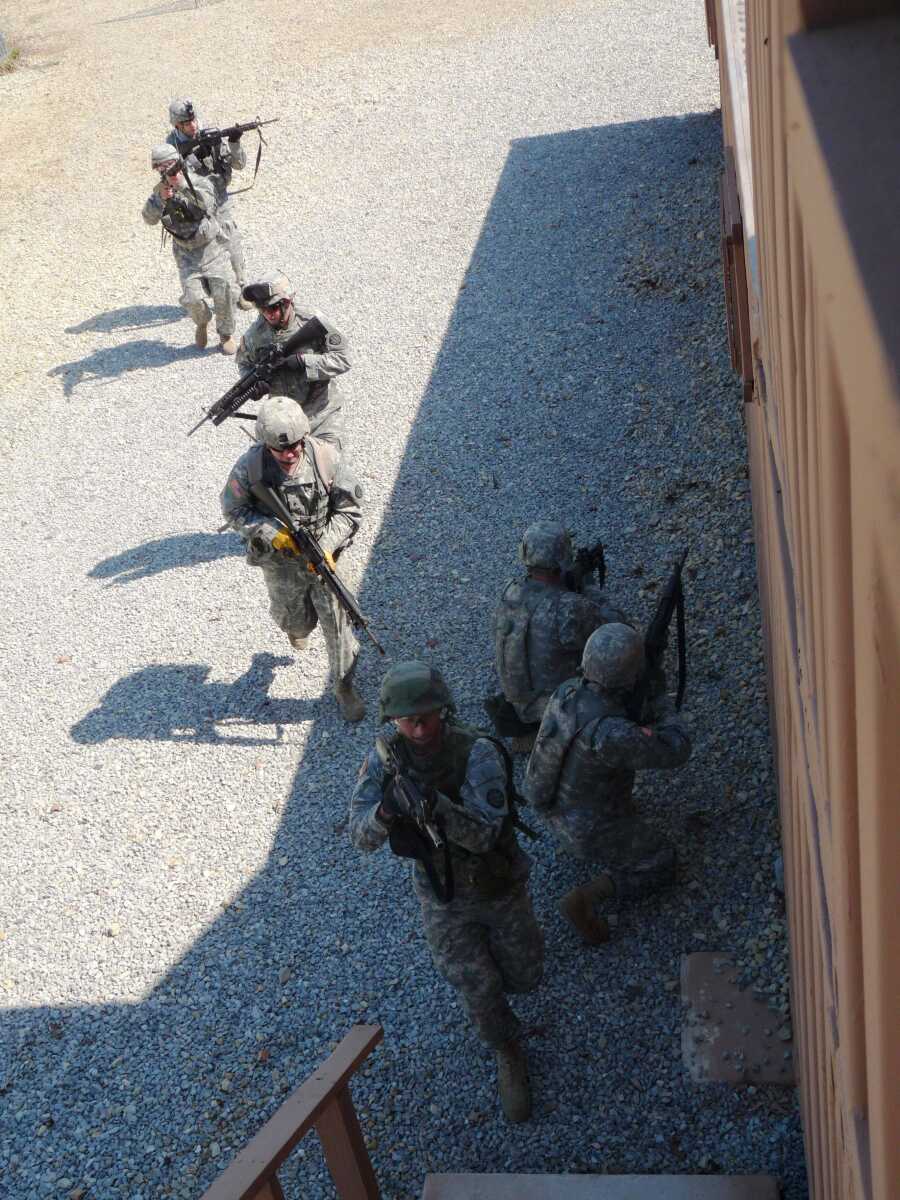 Farmington Sapper company trains for urban ops at new MOUT facility