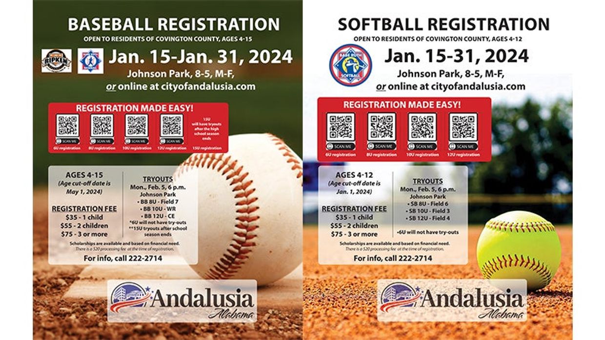 City opens registration for spring baseball, softball league...