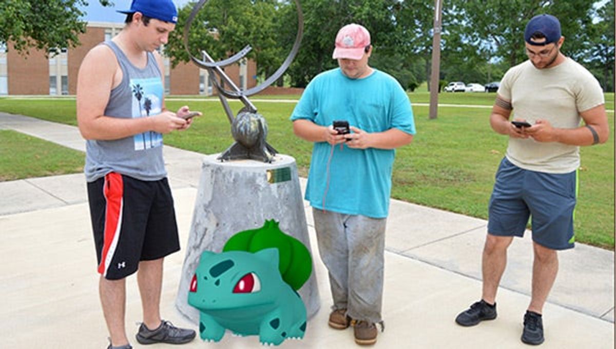Locals join Pokemon Go trend