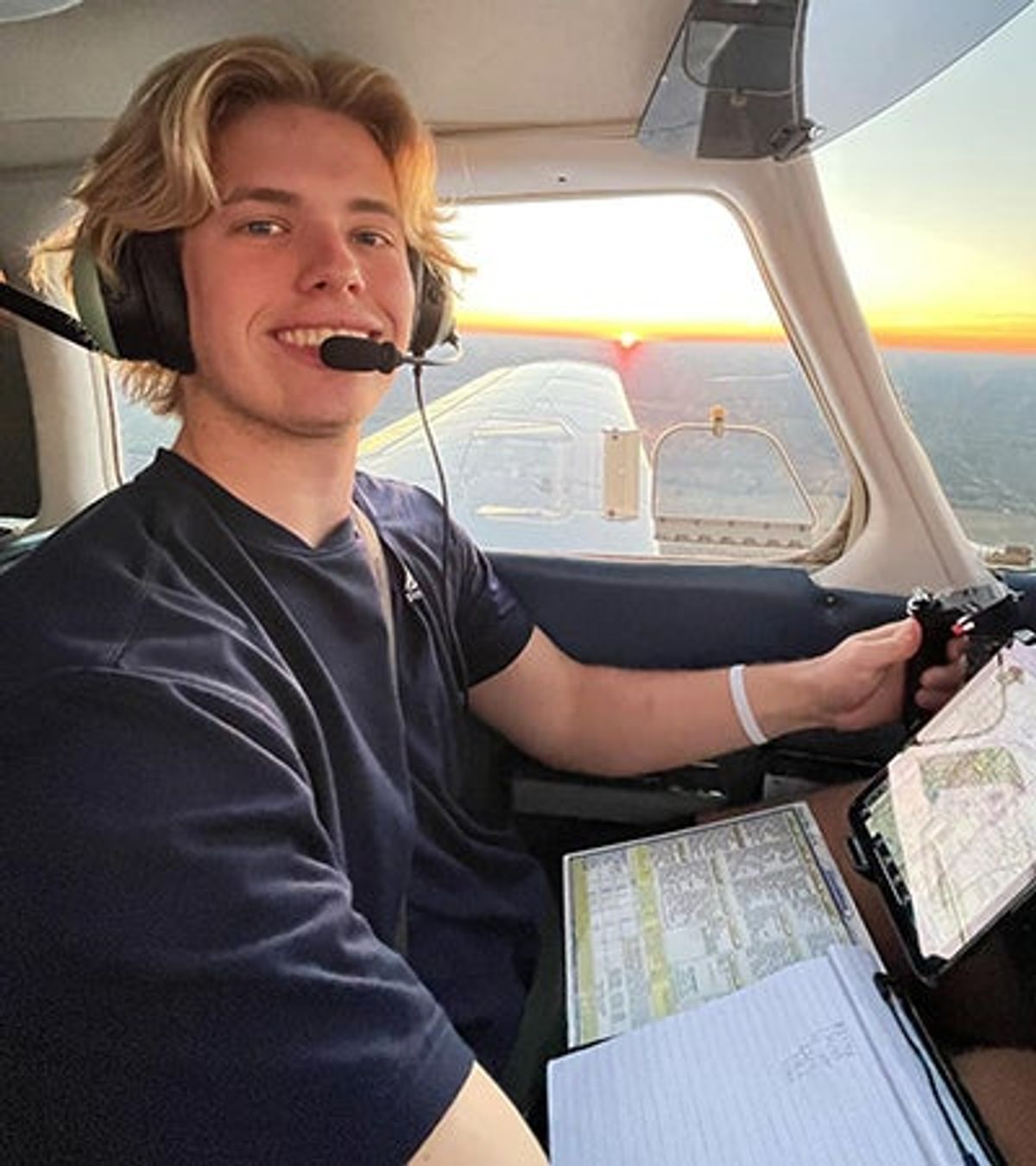 TEEN OFF TO FLYING START: Ian McMath obtains pilot license a...