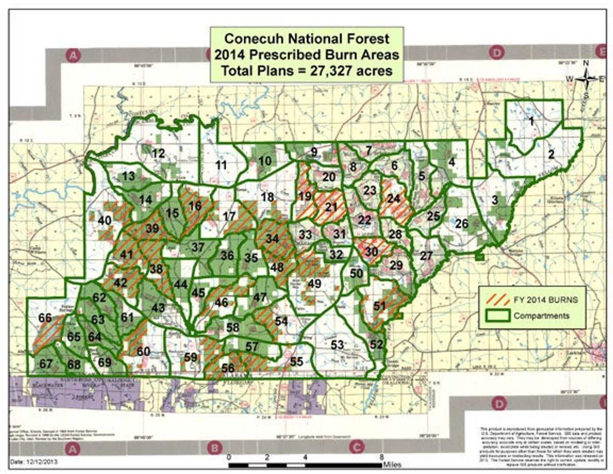 Forest Service begins burns [With map]