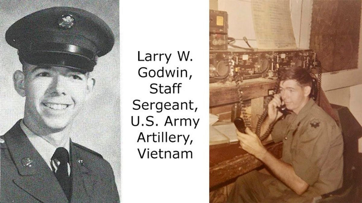 Larry W. Godwin, Staff Sergeant, U.S. Army Artillery, Vietna...