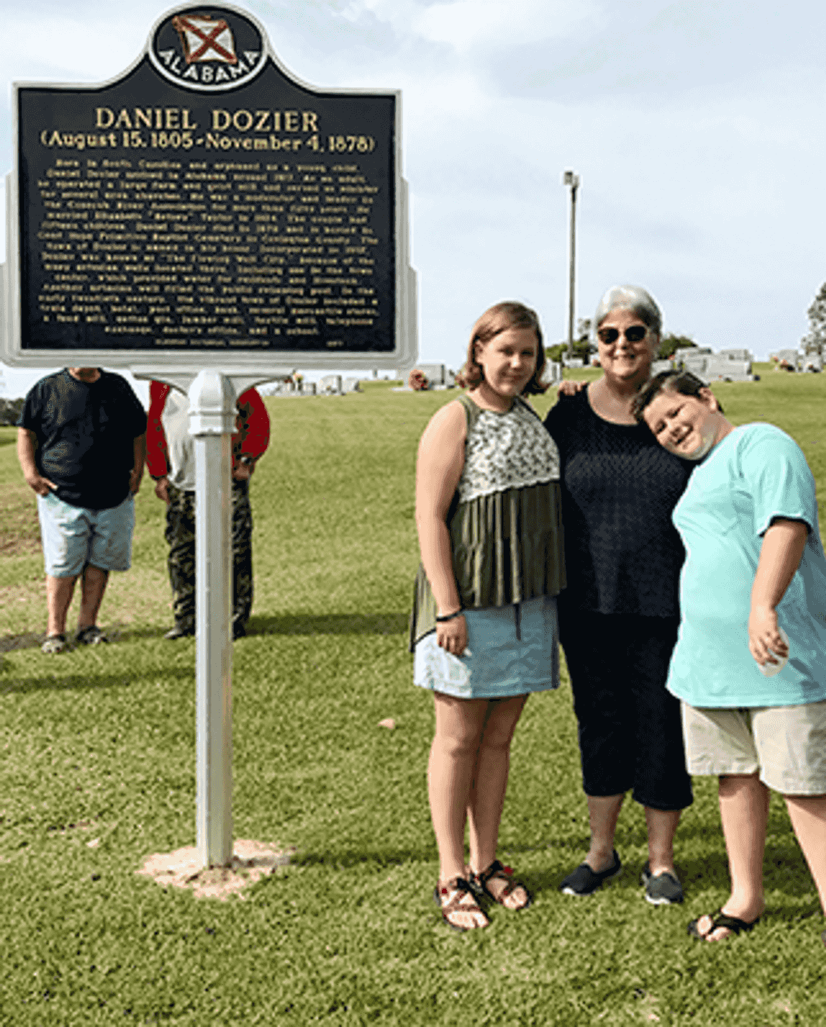 Historic marker honors Daniel Dozier, town