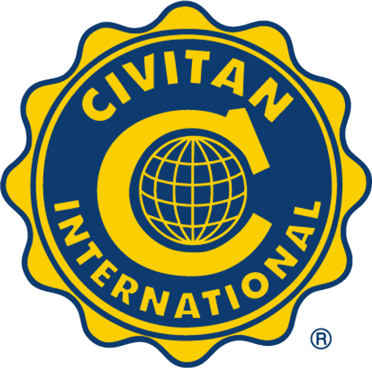 Civitan donating American Flags