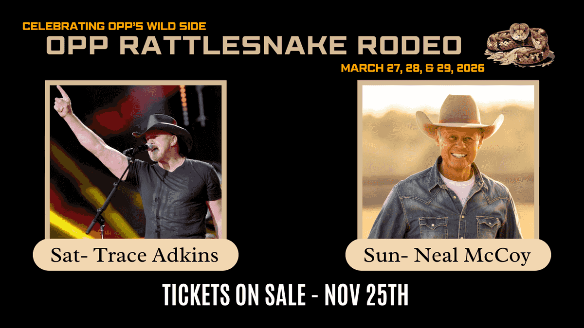 Opp announces Rattlesnake Rodeo 2026 Entertainment