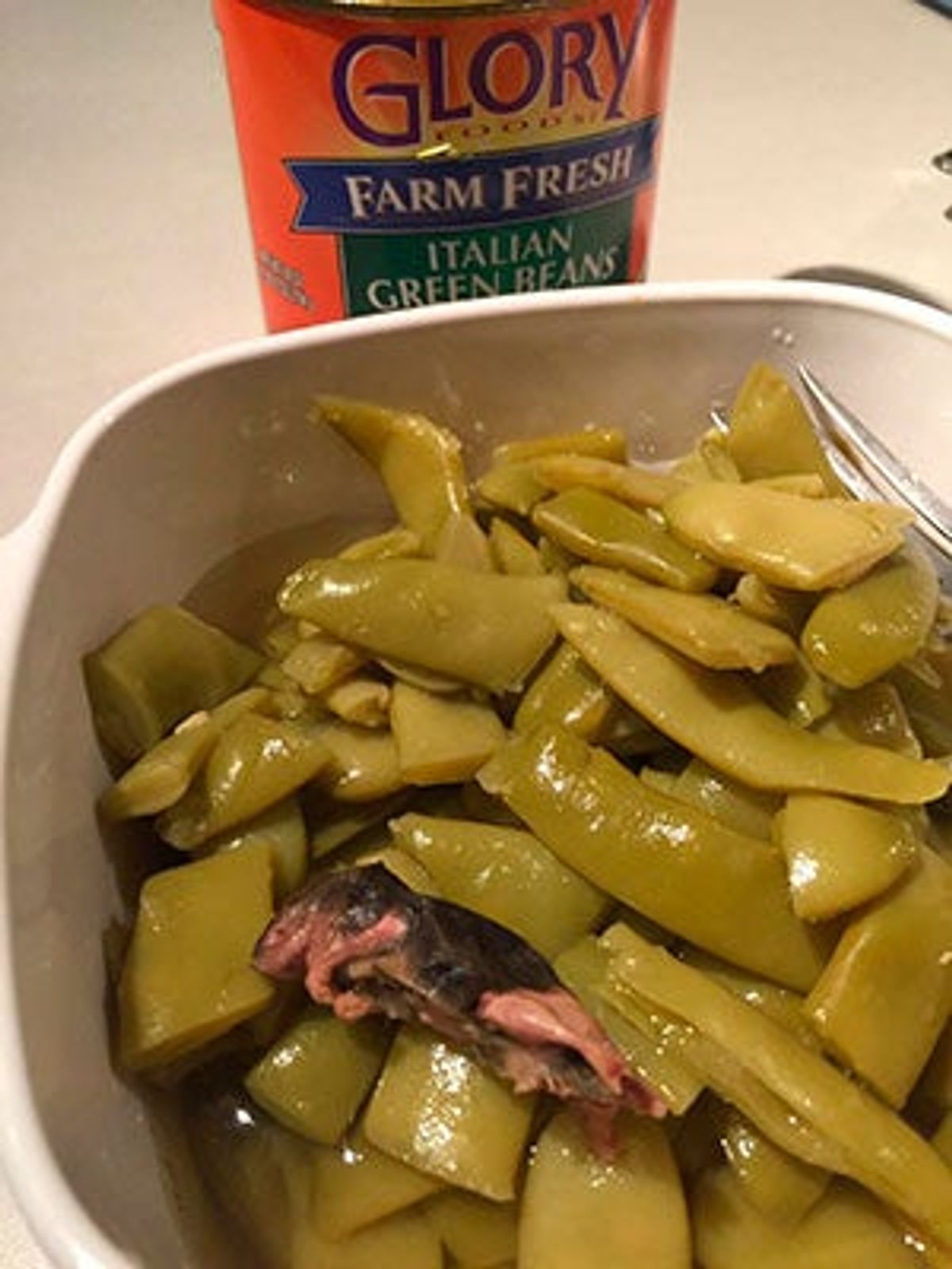 Looking back: Glory! Mouse in green beans got most views