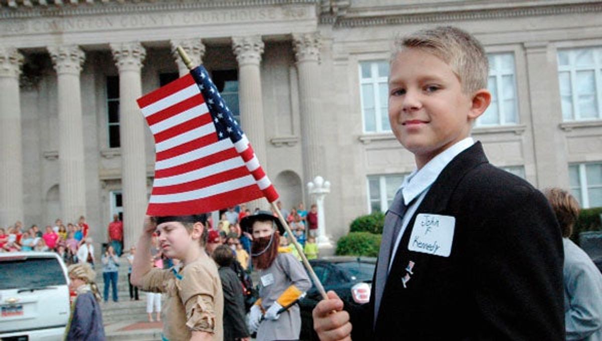 BRINGING HISTORY TO LIFE: AES students take on roles of hist...