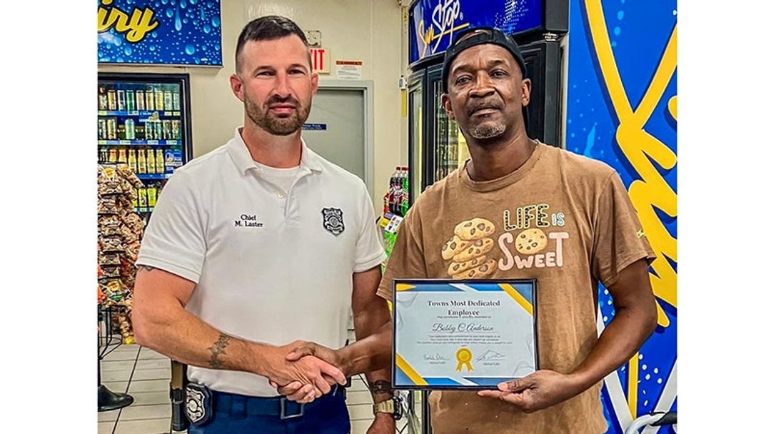 River Falls Police Department recognizes Anderson as most dedicated em...