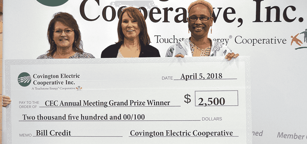 Members win $2,500 in CEC power credits