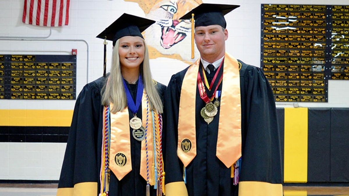 Courson, Helms top of the class among Opp High School graduates