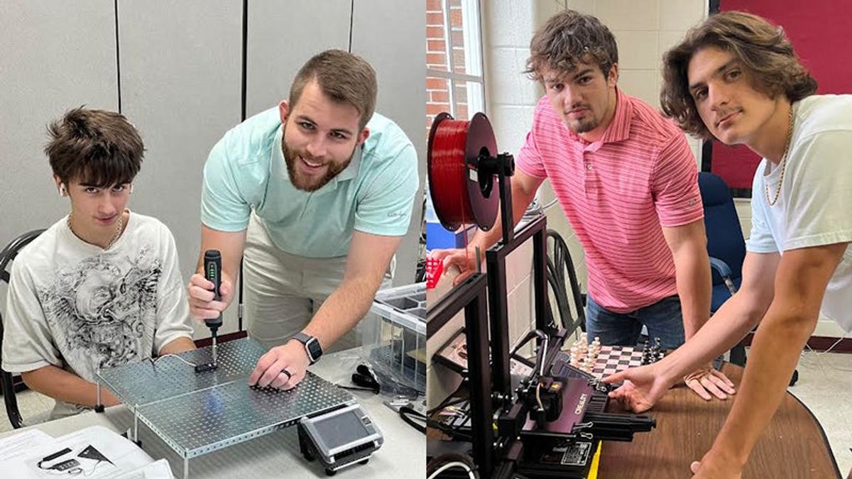 Klinge helping students gain knowledge in STEM subjects