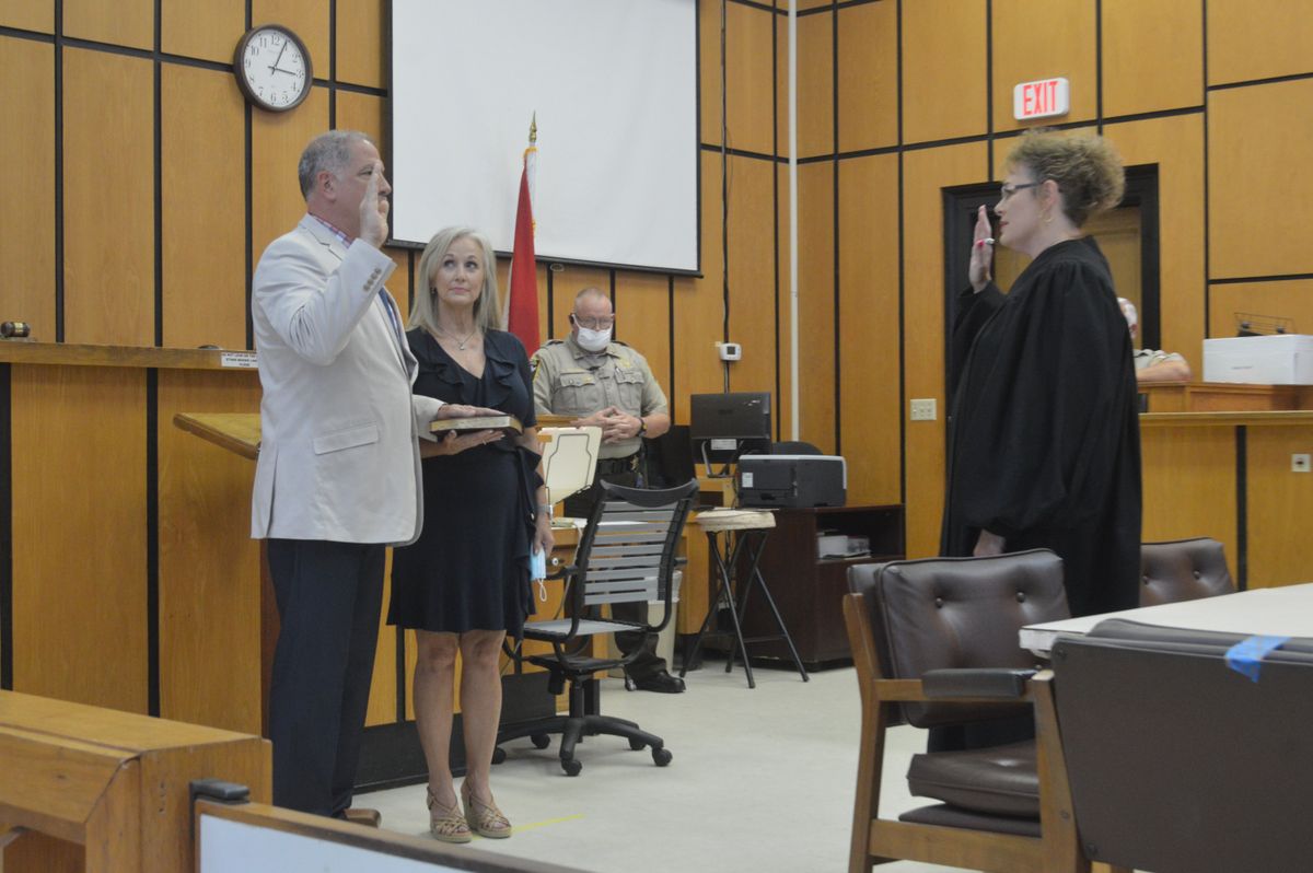 McGaha sworn into office