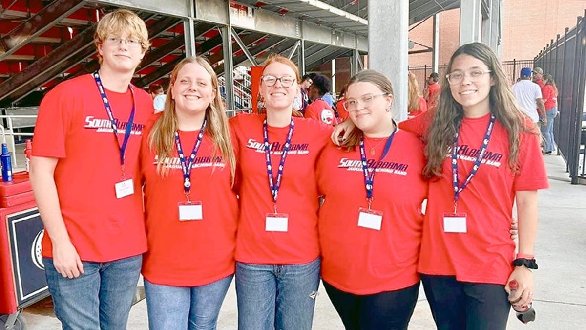 Florala band members attend USA Honor Band