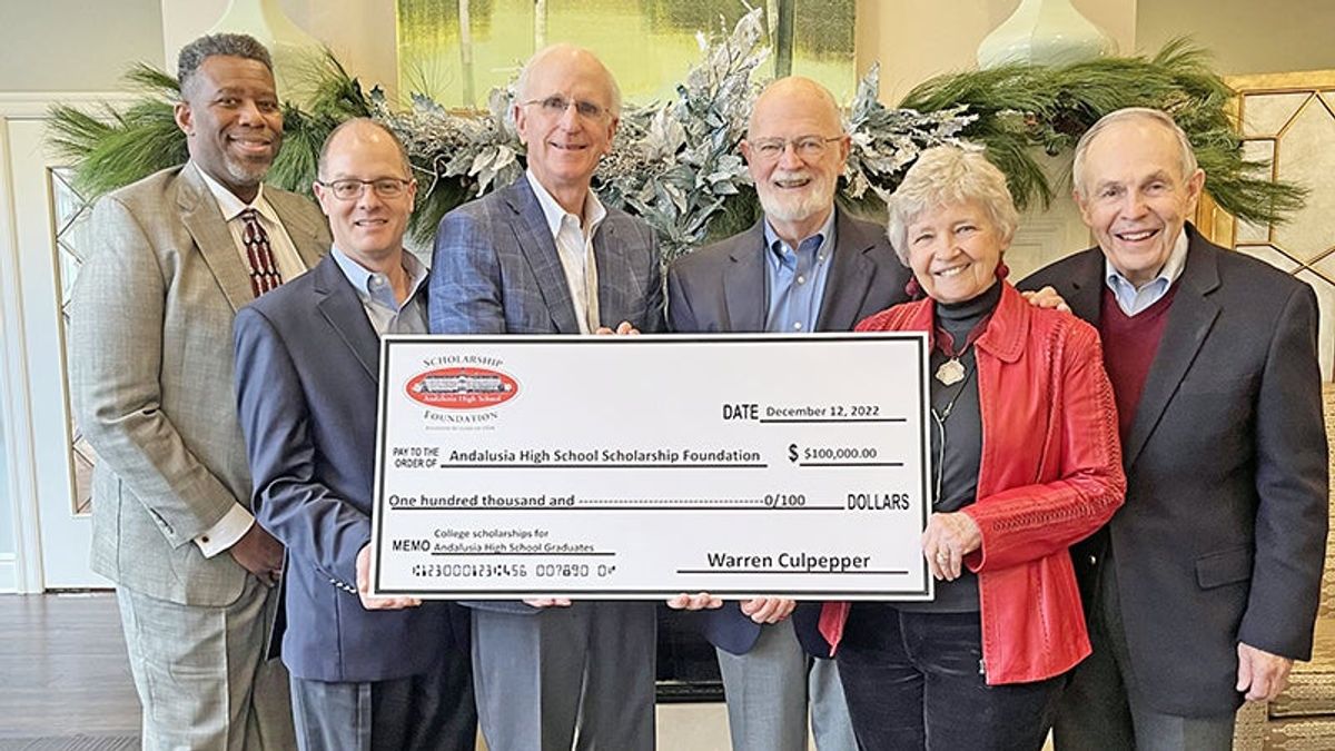 Andalusia High School Scholarship Foundation receives largest ever gif...