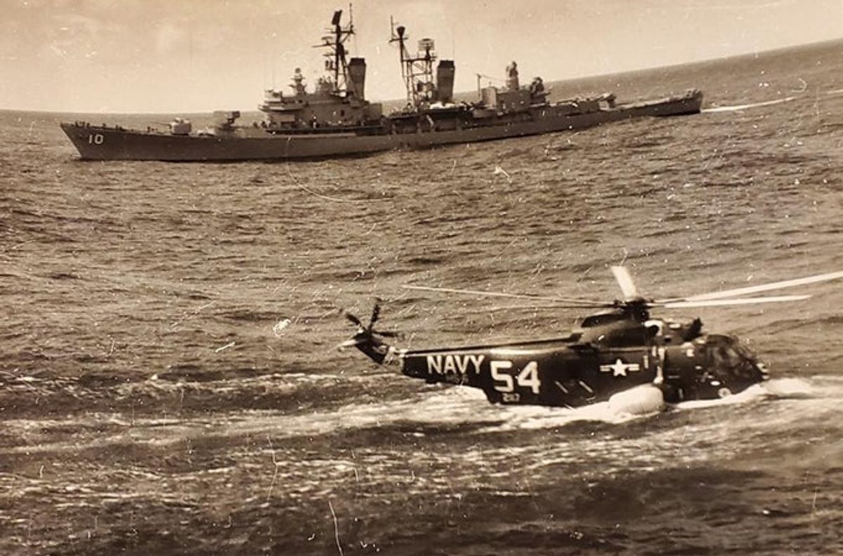 Raymond M. "Buck" Carlton Jr., Captain, U.S. Navy, Helicopter pilot, V...