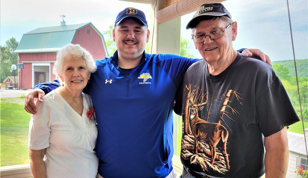 Groton alum Charlie Case living his football dream
