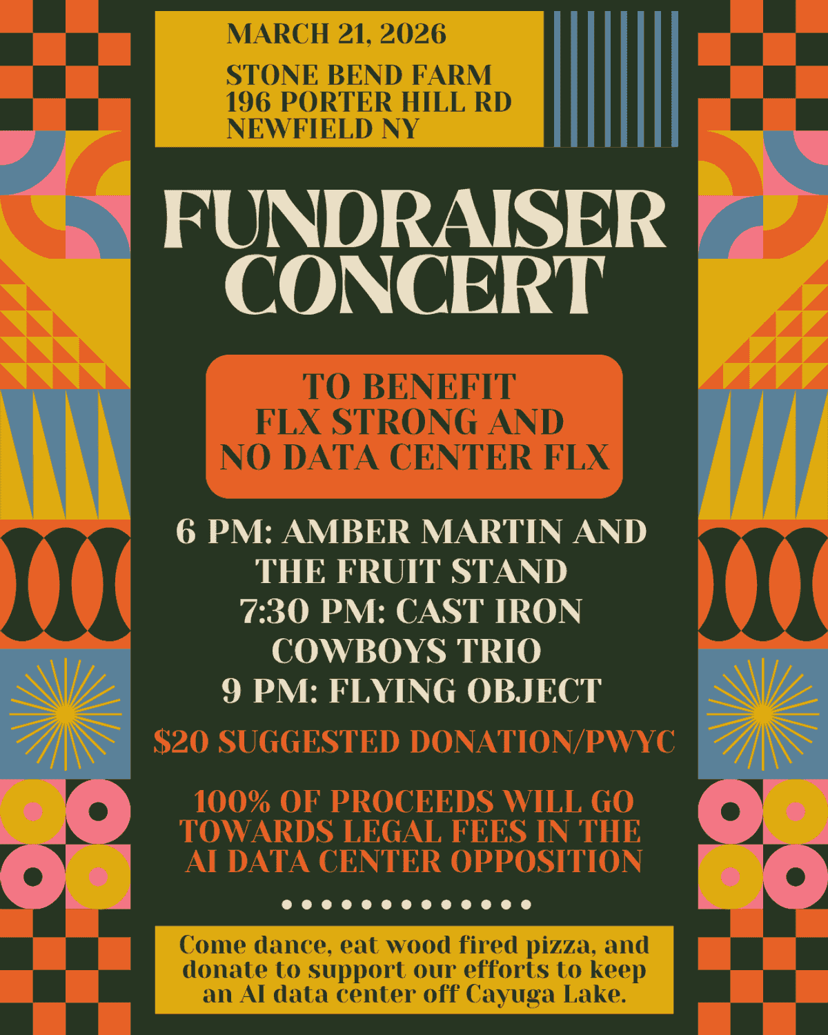 No Data Center FLX Fundraiser Concert