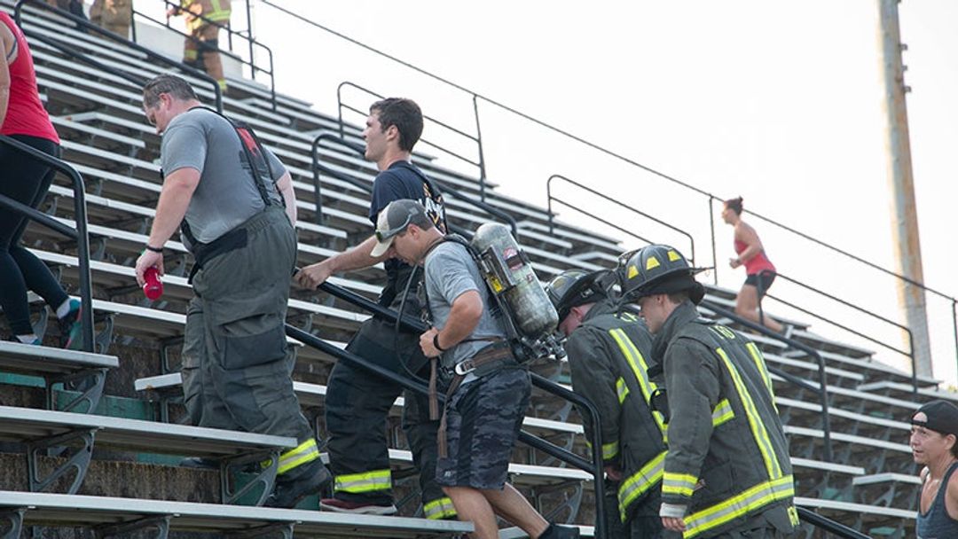 LFD honors 9/11 heroes with stair climb challenge