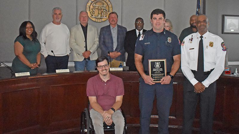 Blanton named Optimist Club City Firefighter of the Year