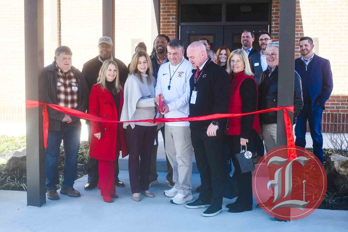 Callaway High School cuts ribbon on new indoor practice faci...