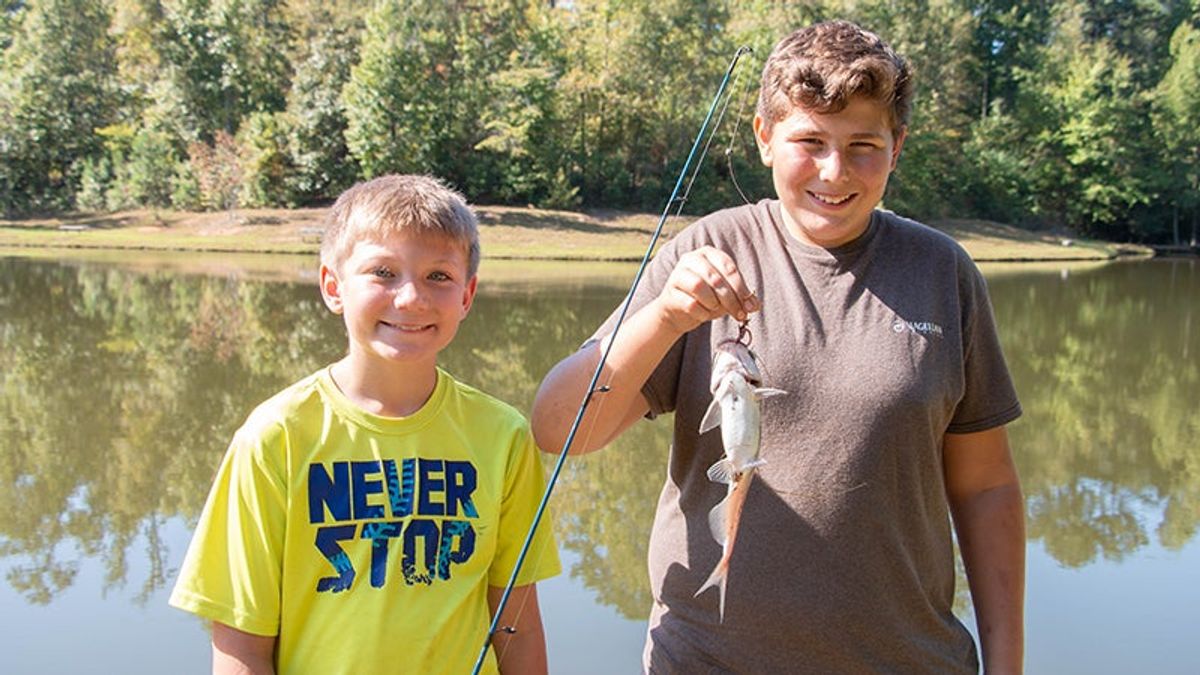 Sportman's club hosts kiddie fishing rodeo to help kids unplug