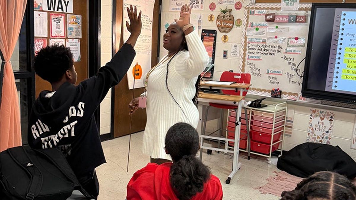 Callaway Middle's Norman supports and believes in her students no matt...