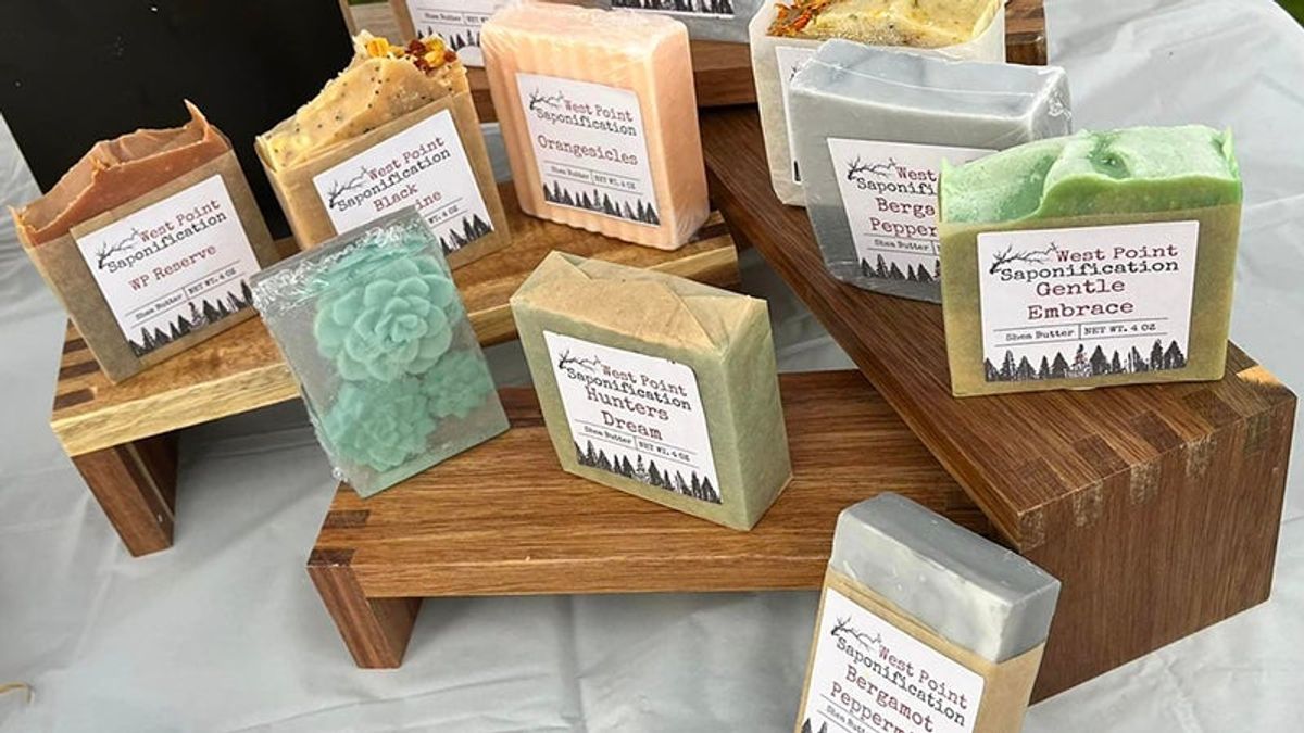 Mom and daughters connect over soap-making