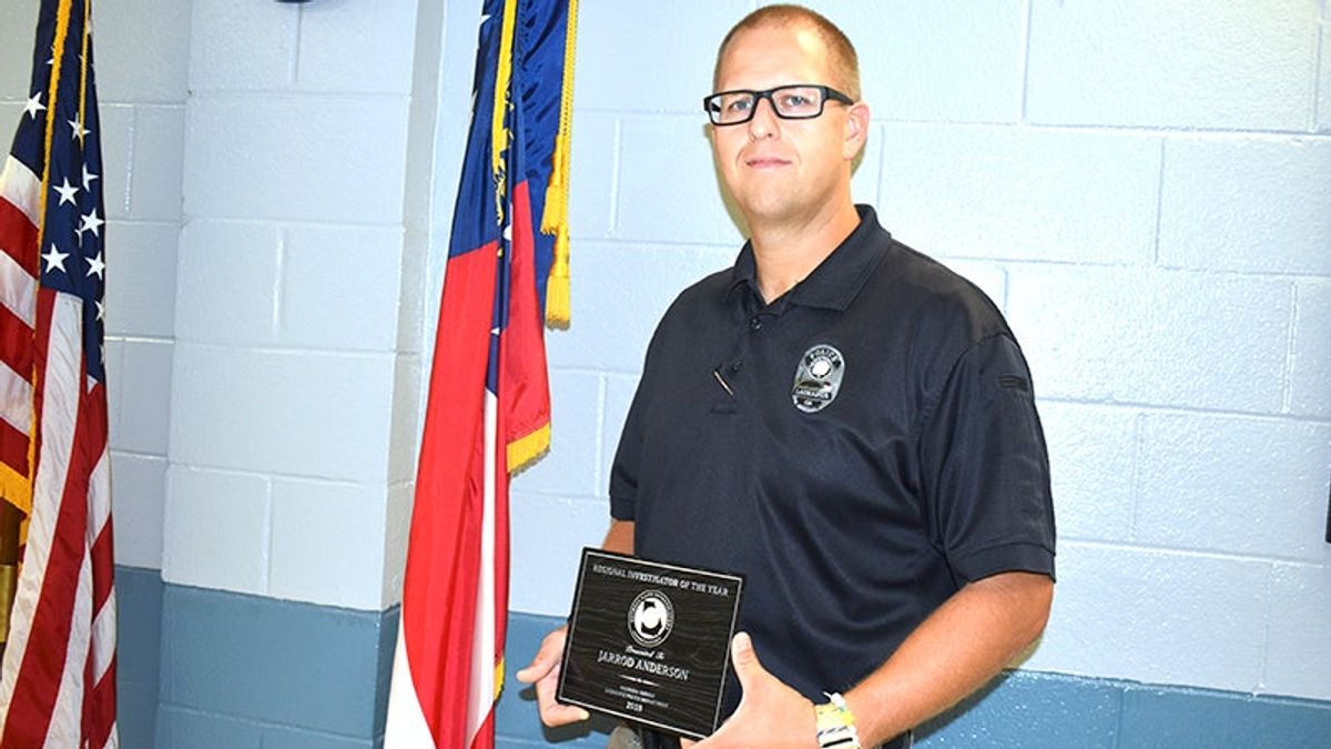 Anderson honored as gang investigator of the year