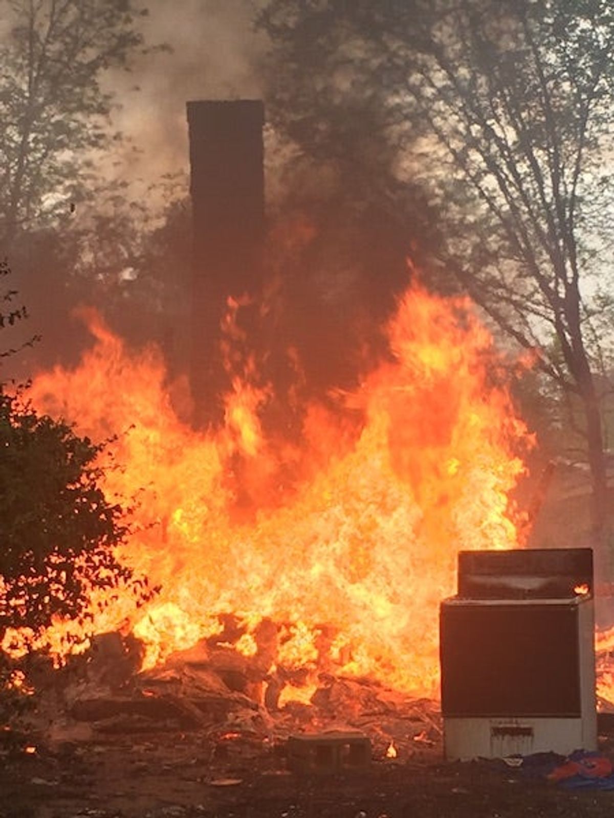 West Point Fire Department performs controlled burn