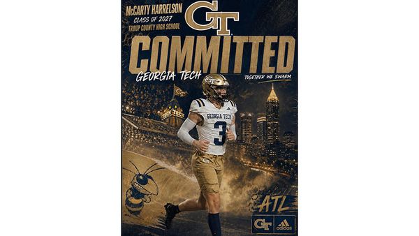 McCarty Harrelson commits to play football at Georgia Tech