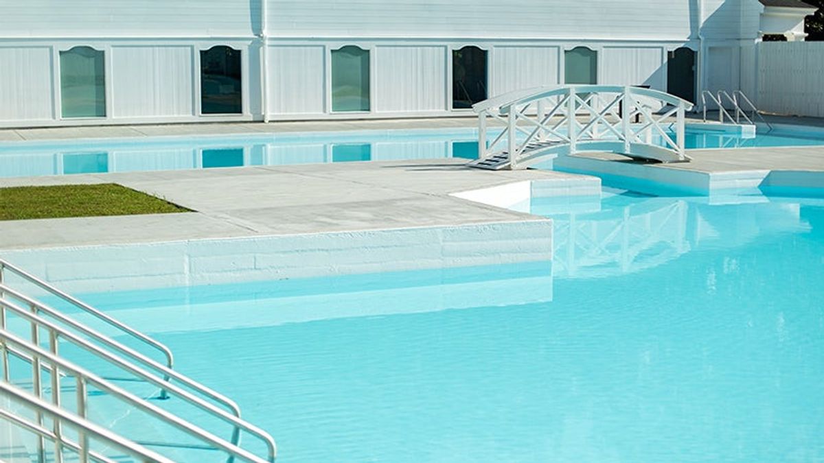 Historic Warm Springs pools used by President F.D. Roosevelt...