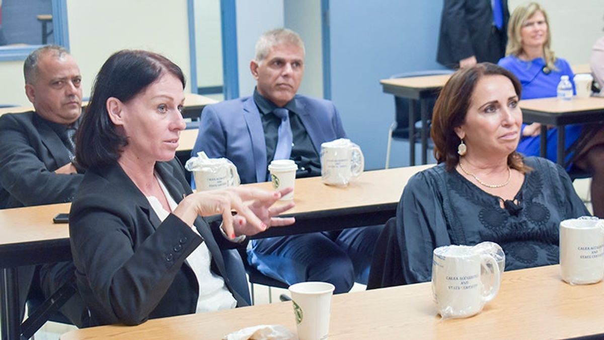 Representatives from Israeli National Police Force visit LPD