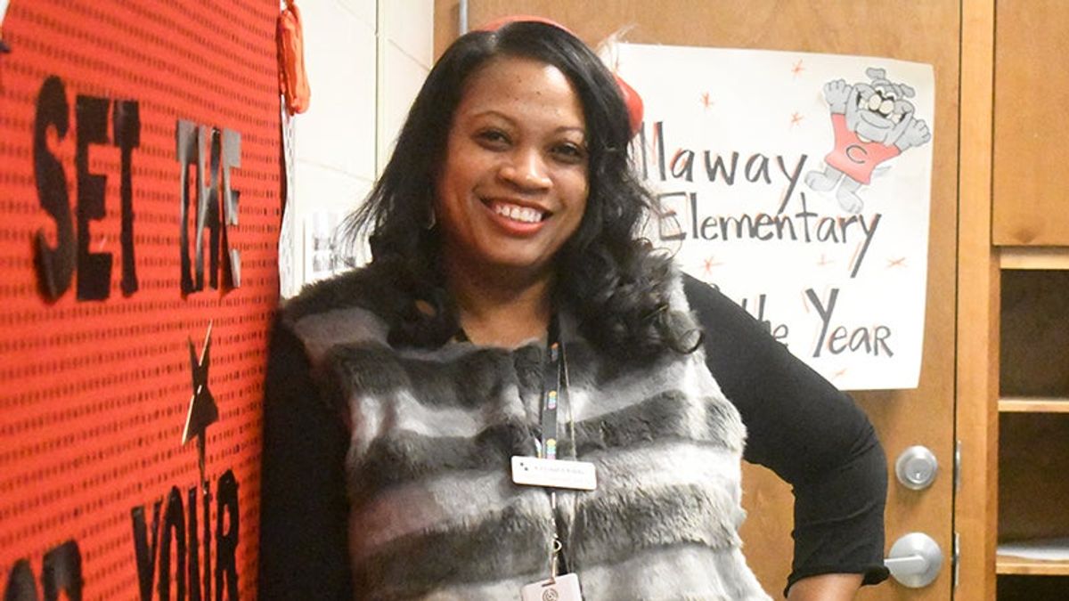After a career change, Childs is happy to be at Callaway Elementary