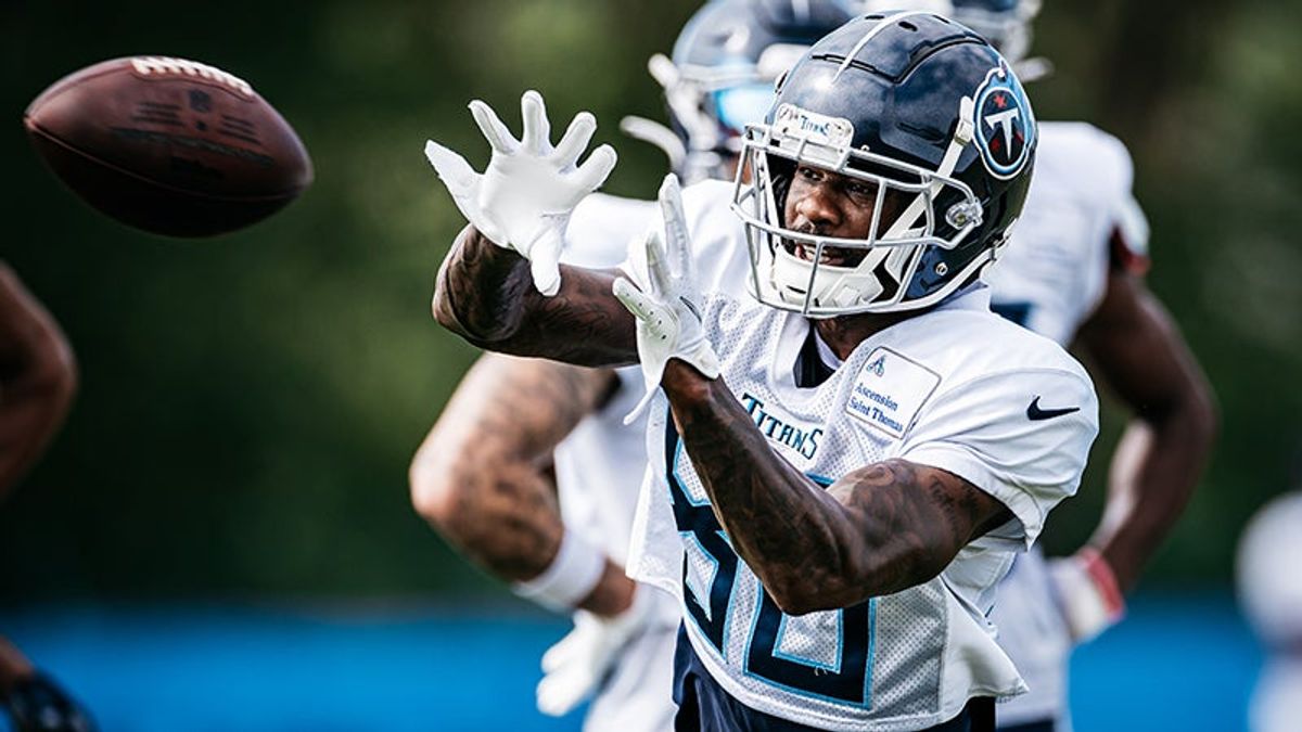 Gallery: Terry Godwin puts in work at the Titans training camp