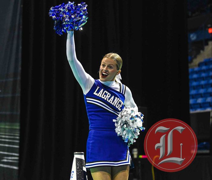 PHOTOS: LaGrange High gameday cheer team performs at state