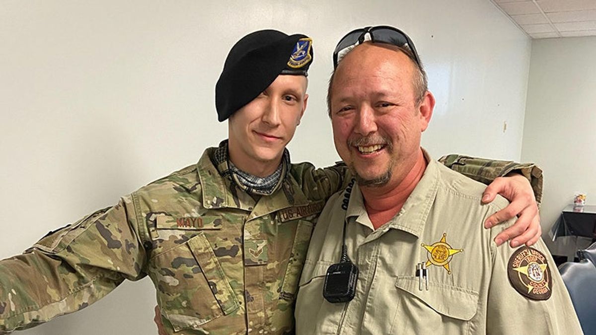 TCSO deputy surprised by son's visit home