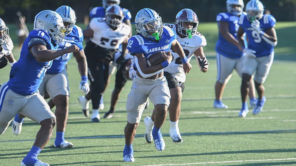 Filling big shoes: Caydin Thomas has stepped up for the LaGrange backf...