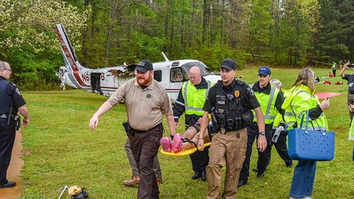 PREPARING FOR THE WORST: Agencies participate in mock plane ...