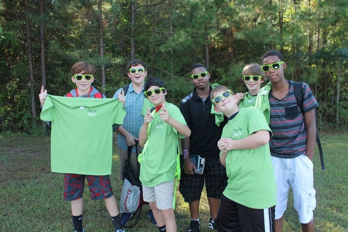 Middle school students Step Up. Step In.